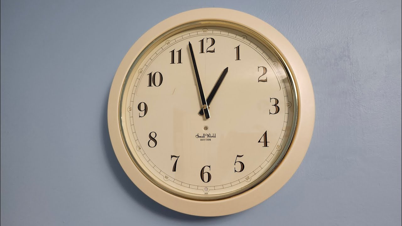 Rhythm "Small World Ceremony" Musical Wall Clock (4MH647RH34) - YouTube