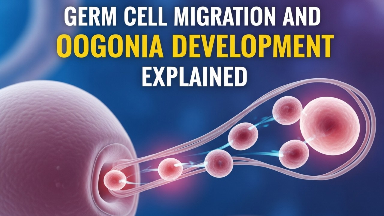 Egg Cell Development: Germ Cell Migration & Oogonia Proliferation | Dr ...