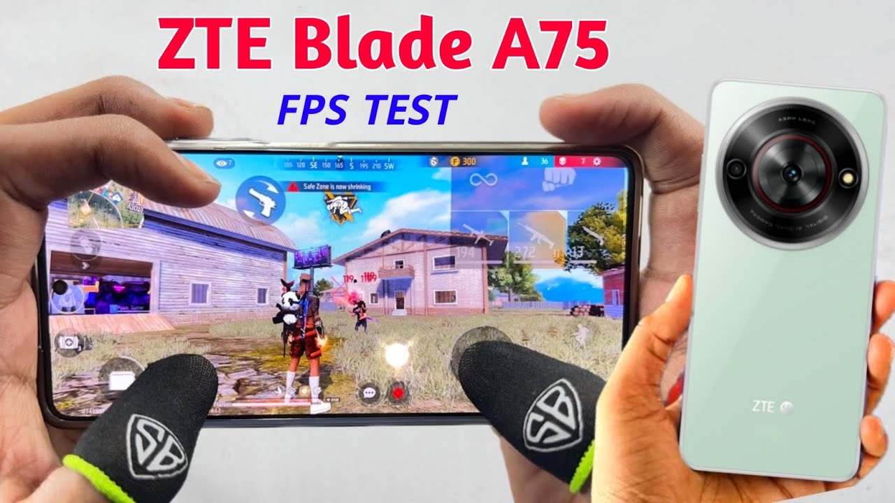 ZTE Blade A75 Free Fire Test | ZTE Blade A75 FF Gameplay Test | ZTE ...