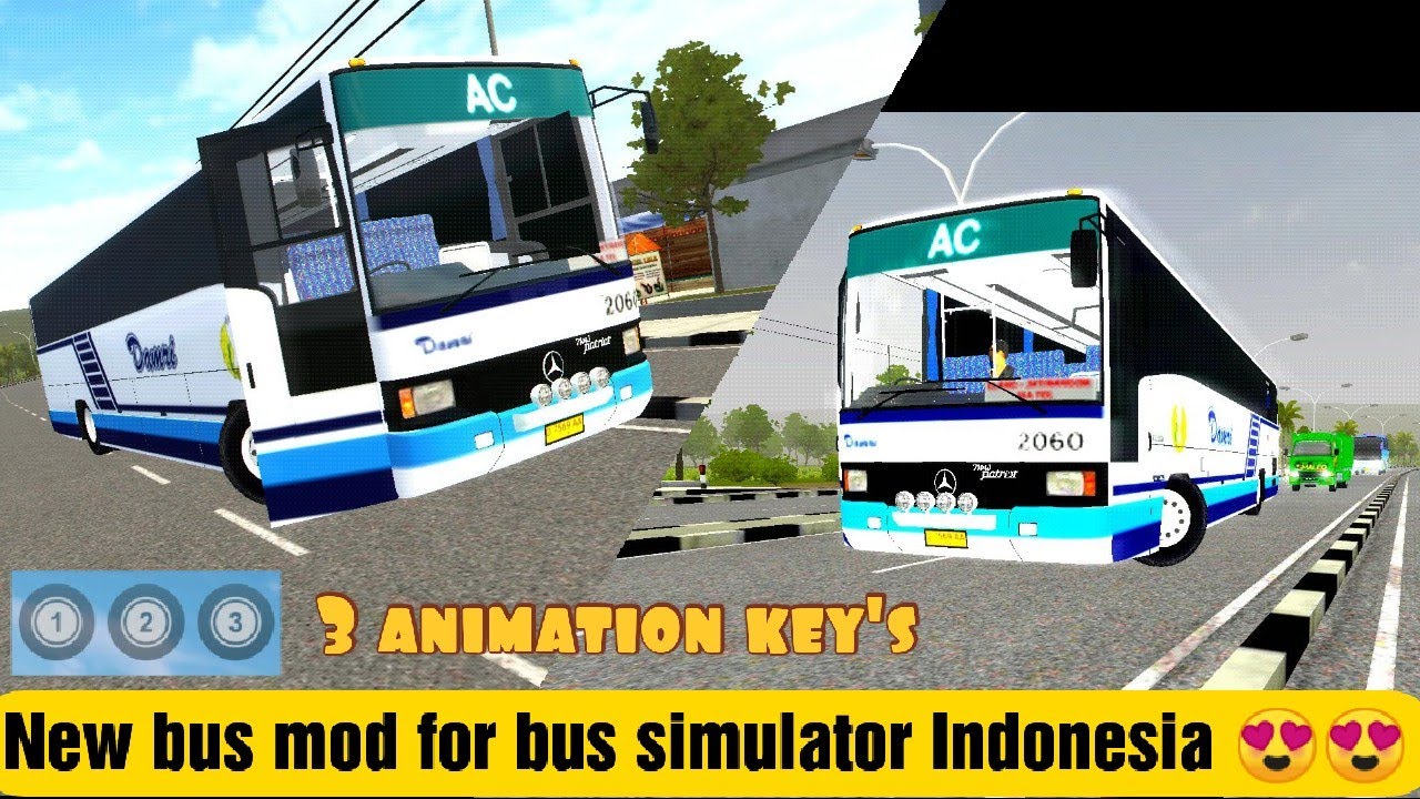 New Bus mod bussid (Mercedes Benz) bus mod. - YouTube