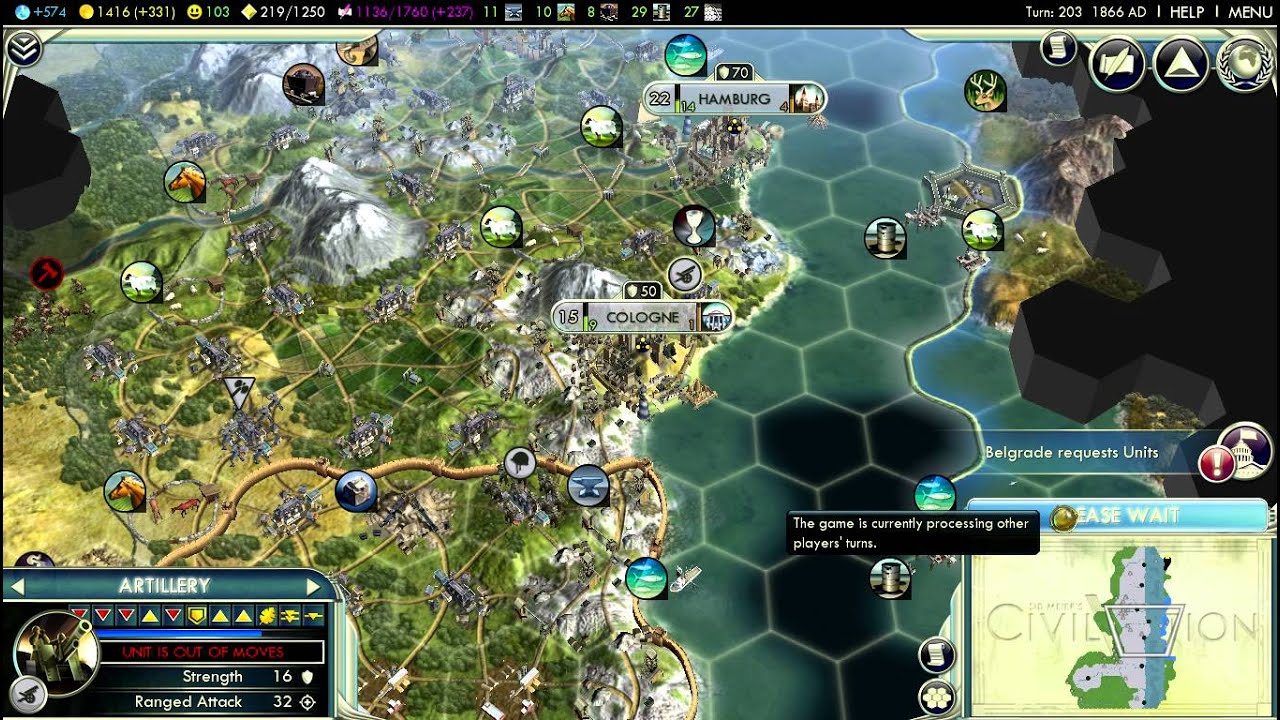 S.M.Civ.5: WW2 P5 1/2 - YouTube