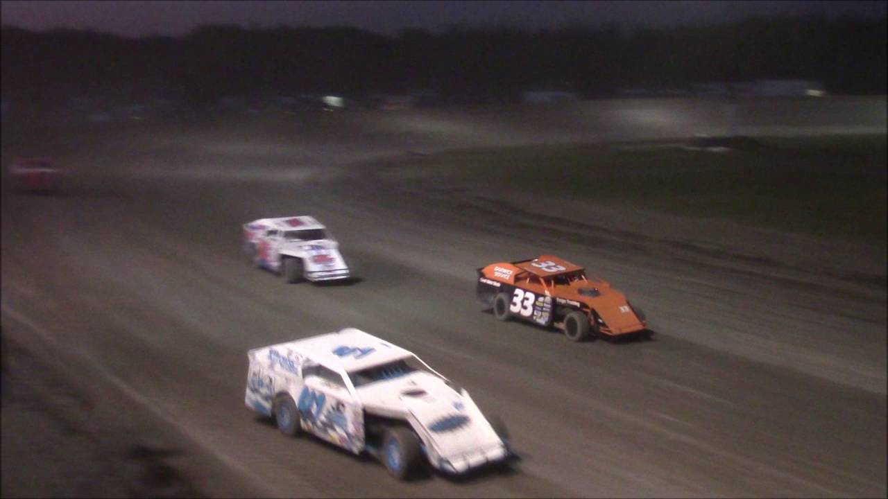WISSOTA Modifieds Feature Race Emo Speedway August 6, 2016 - YouTube