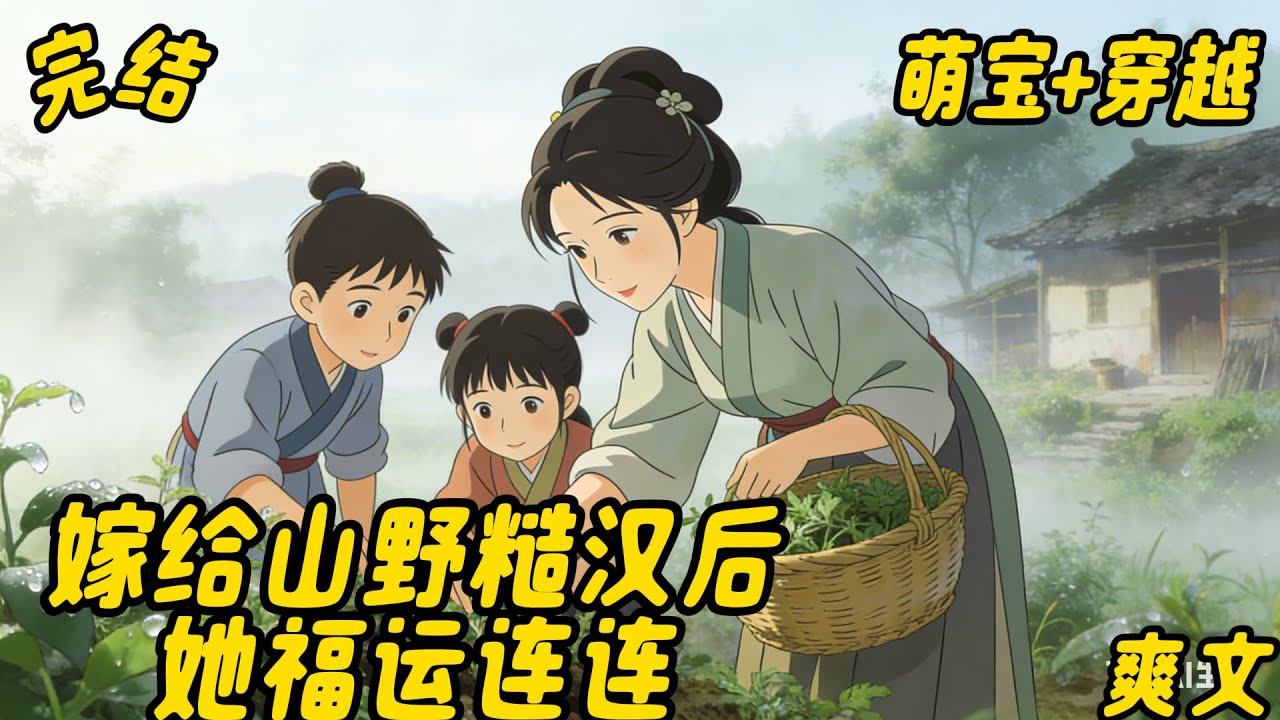 已完结《嫁给山野糙汉后，她福运连连》#种田 #古代言情 #乡村 #萌宝 #穿越医生许婉芝因为一次意外穿越到古代农家，新婚丈夫顾明霆昏迷不醒 ...