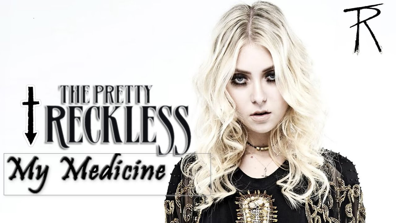 The Pretty reckless My Medicine - guitar cover and lyrics video - YouTube