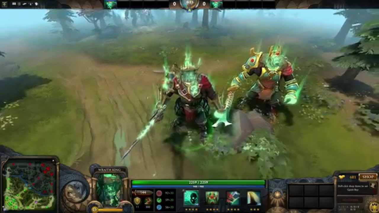 Dota 2 Relics of the Sundered King - Wraith King set - YouTube