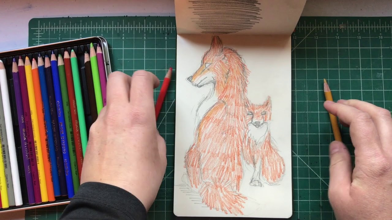 Colored Pencil Layers and Shading - YouTube