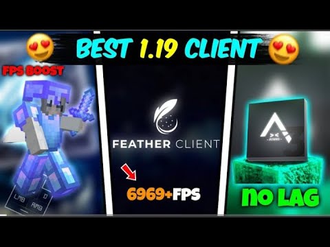 Best Feather Client For Minecraft PE 1.19+ | (fps bosst ) || Best ...