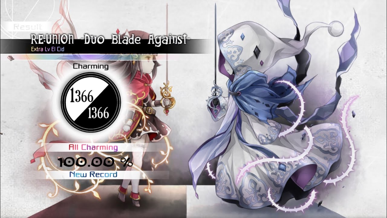 【Deemo】RE:UNION -Duo Blade Against-(Extra) ALL Charming100% - YouTube