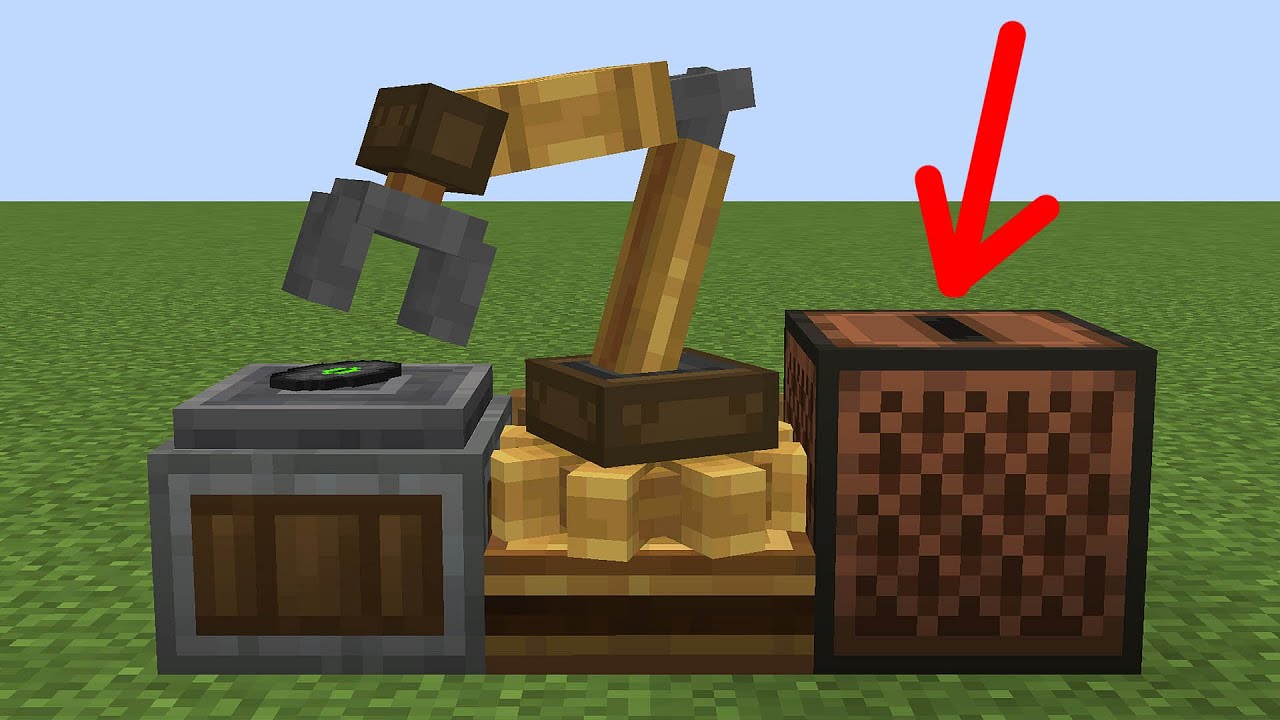 working mechanical arm in minecraft - YouTube