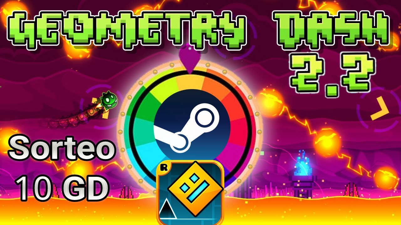 SORTEO DE 10 Geometry Dash PARTICIPA // sorteo GD - YouTube