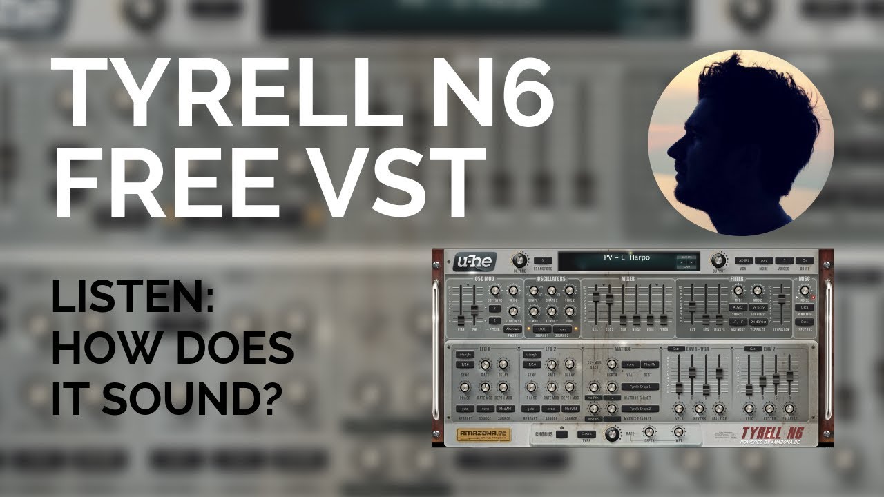 Tyrell N6 free VST synth: how does it sound? - YouTube