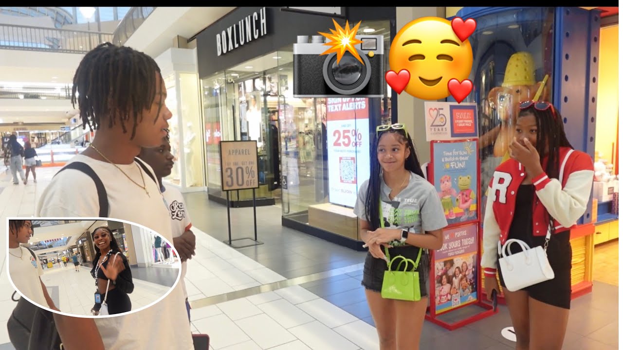 Rizzing up girls at the mall!!! Hidden camera edition!! (Must watch ...