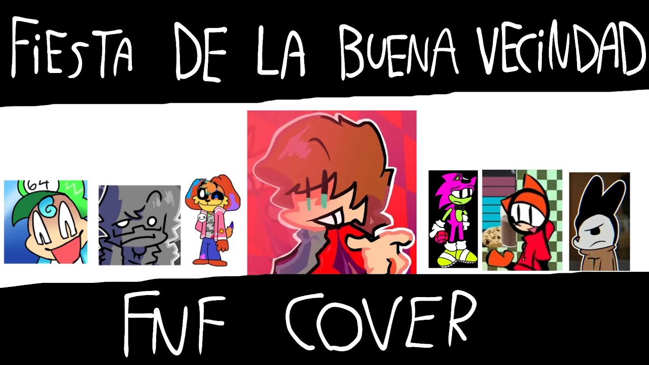 Fiesta De Los Animate Friends (Fiesta De La Buena Vecindad) (FNF Cover ...