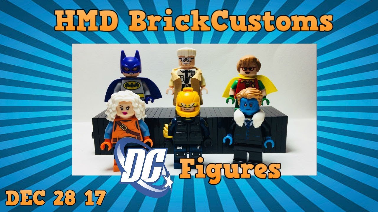 New Custom LEGO DC Figures - YouTube