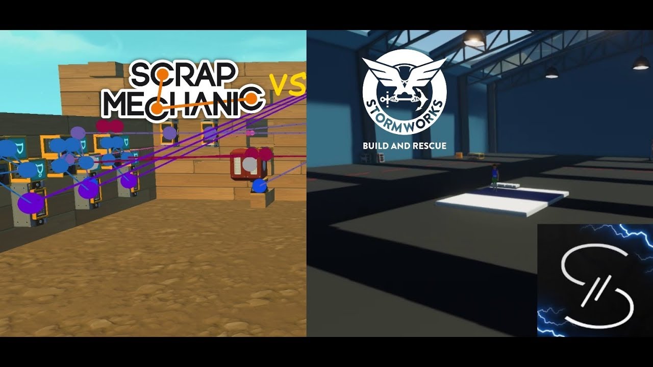 Stormworks VS. Scrap Mechanic Logic - YouTube