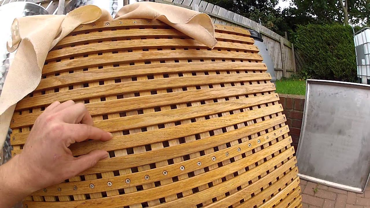 Cheese cloths and wooden press racks 2014 - YouTube