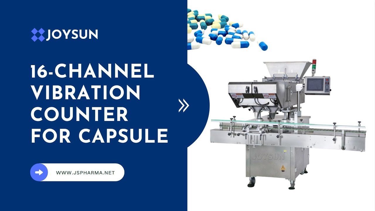 16 Channel Vibration Counter for Capsule Capsule Counting Line - YouTube