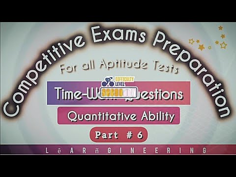 Time and Work Problems Part-6 | Important mcqs | Quantitative aptitude ...