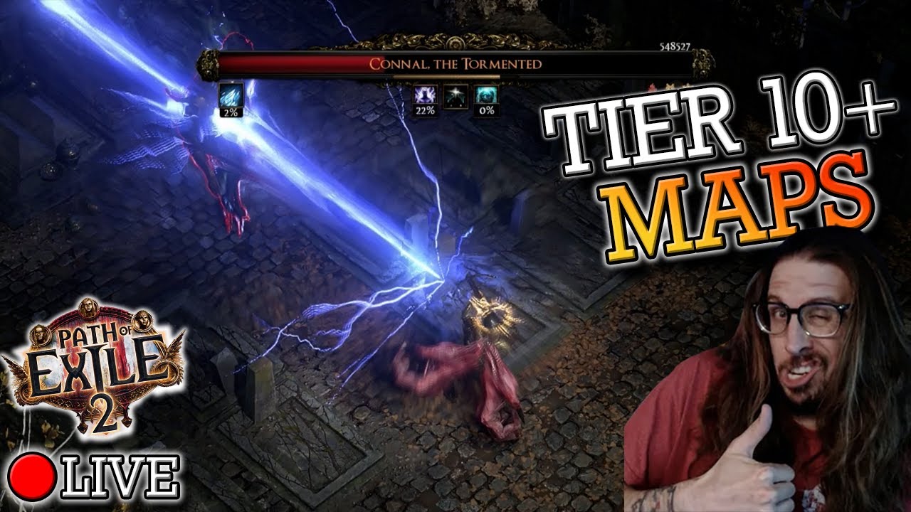Level 83 Tier 10+ Maps⚡Railgun Lightning Storm Mercenary Build⚡Path of ...