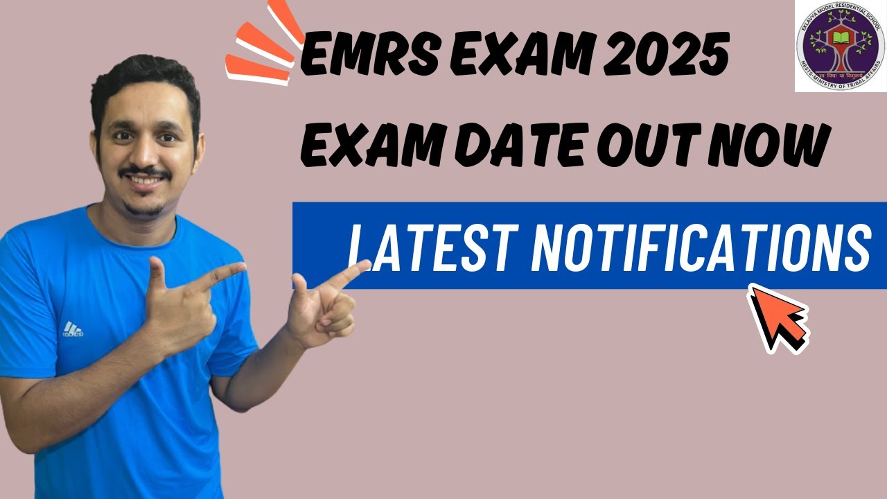 EMRS EXAM DATE OUT 2025 || EMRS TGT /PGT EXAM DATE OUT NOW || EMRS 2025 ...