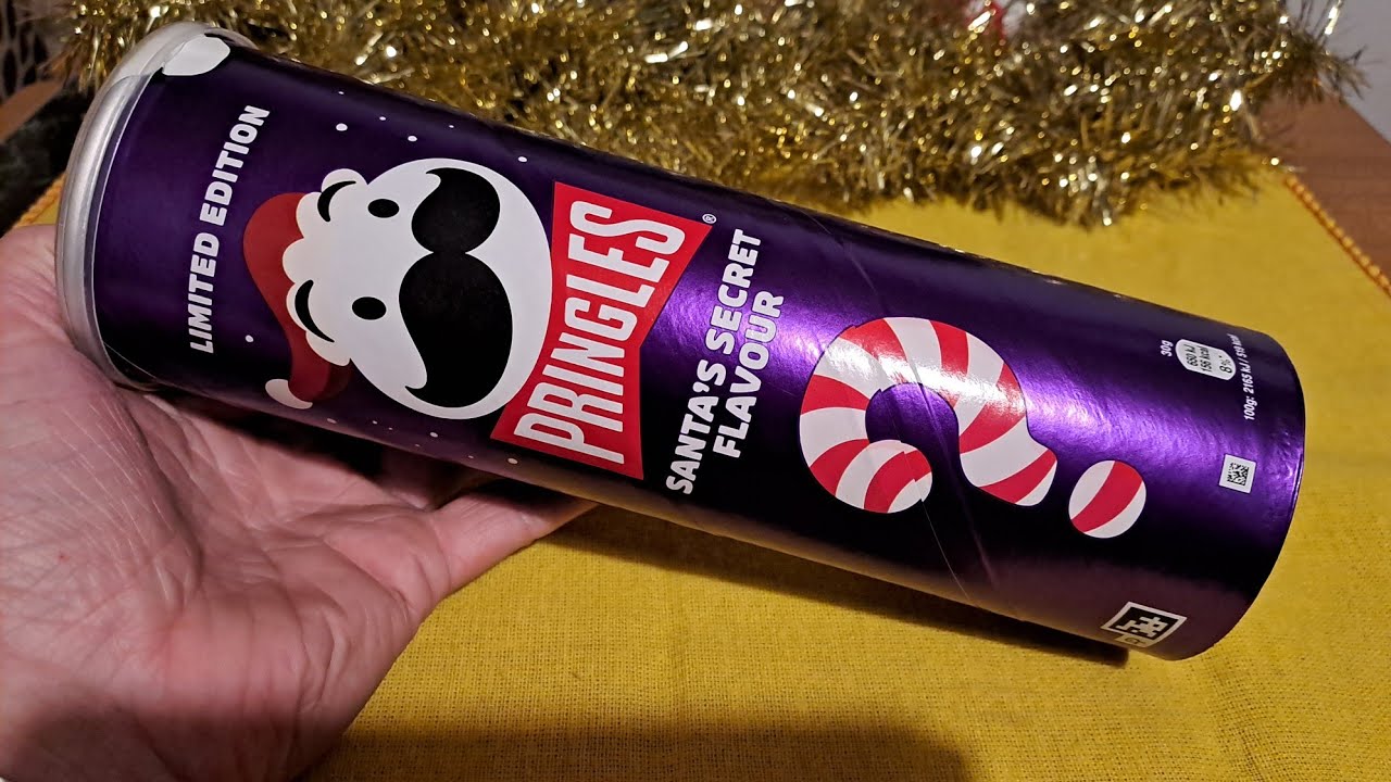 Pringles. Secret Santa Flavour. Taste Test. Review. |WebbWatch. - YouTube