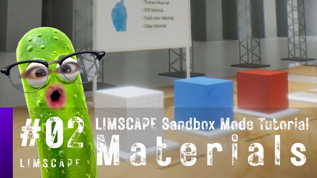 MATERIALS - LIMSCAPE Sandbox Tutorial - 02 #pcgames #designtools # ...