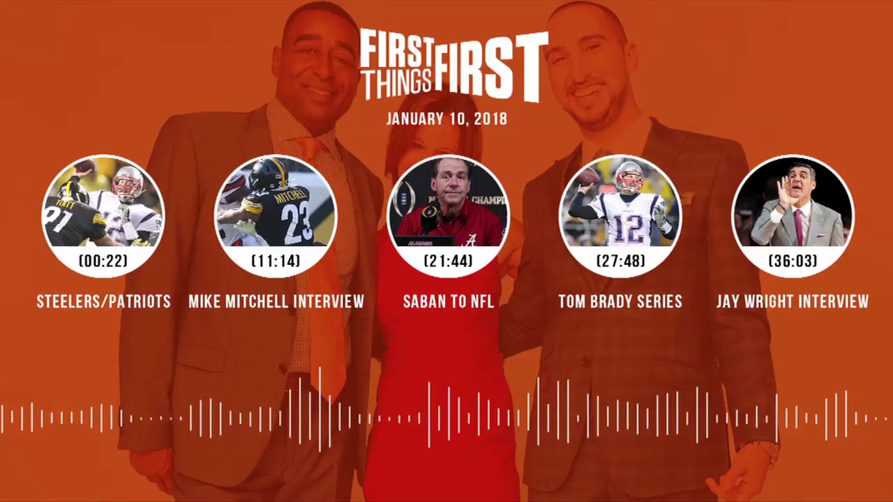 First Things First audio podcast (1.10.18)Cris Carter, Nick Wright ...