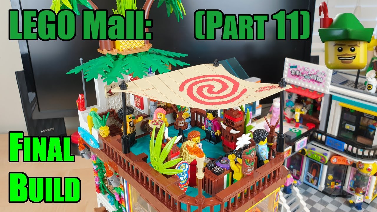 LEGO Mall MOC (Part 11) - Final Build 🗿🍸🏬🏹 - YouTube