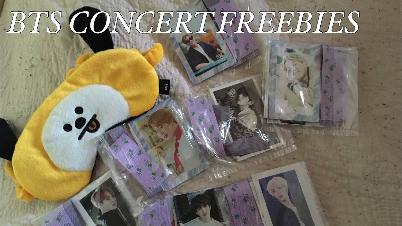 [BTS] FREEBIES FOR DALLAS MAY 9💜 - YouTube