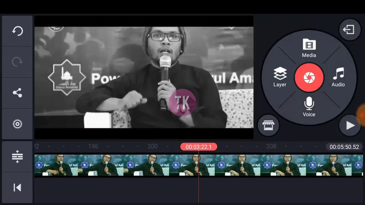 CARA MEMBUAT VIDEO HITAM PUTIH DENGAN KINEMASTER PRO ANDROID - YouTube