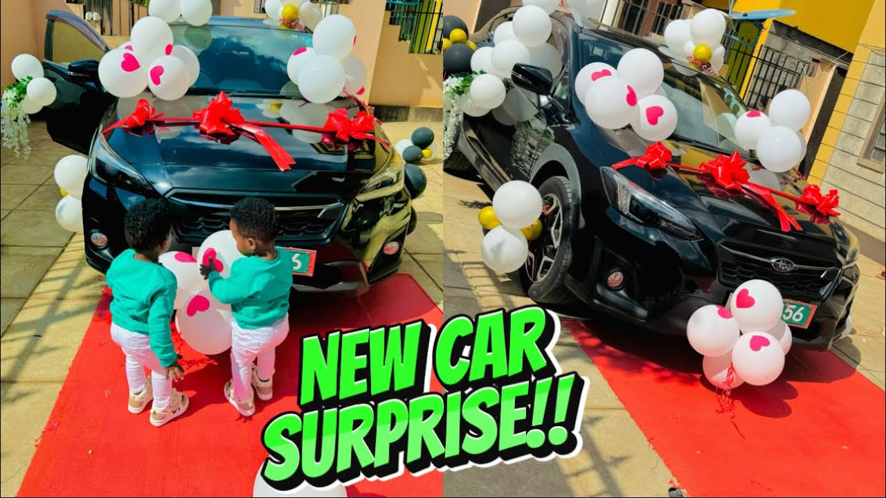 Our Twins Adorable Reaction to our New Car😍 - YouTube