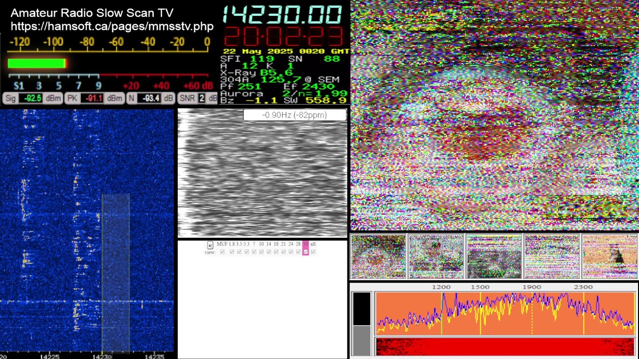 🔵SSTV - Ham Radio Slow Scan TV - Send Pictures Via Radio - YouTube