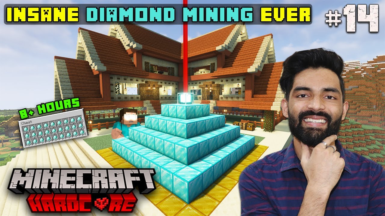 8 Hours of Insane Mining for a DIAMOND BEACON - Minecraft Herobrine ...