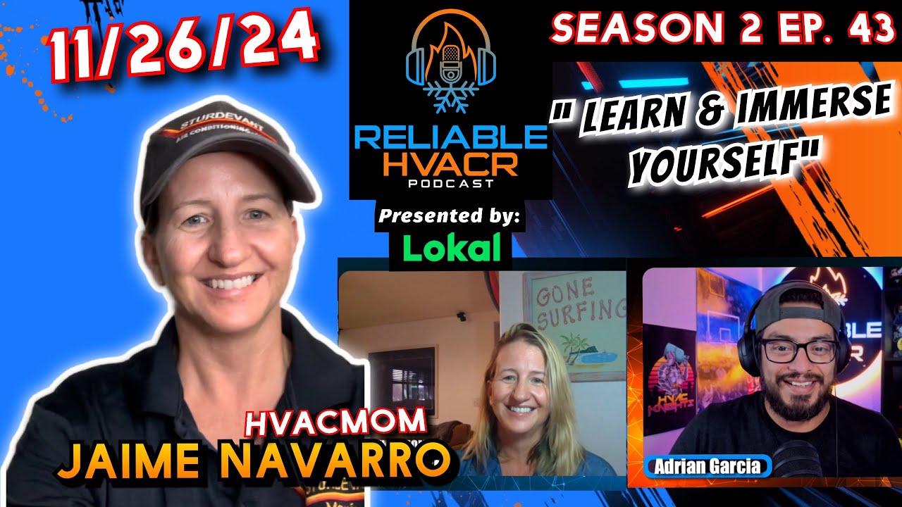 Age is just a number w/ Jaime Navarro "HVACMOM" - YouTube