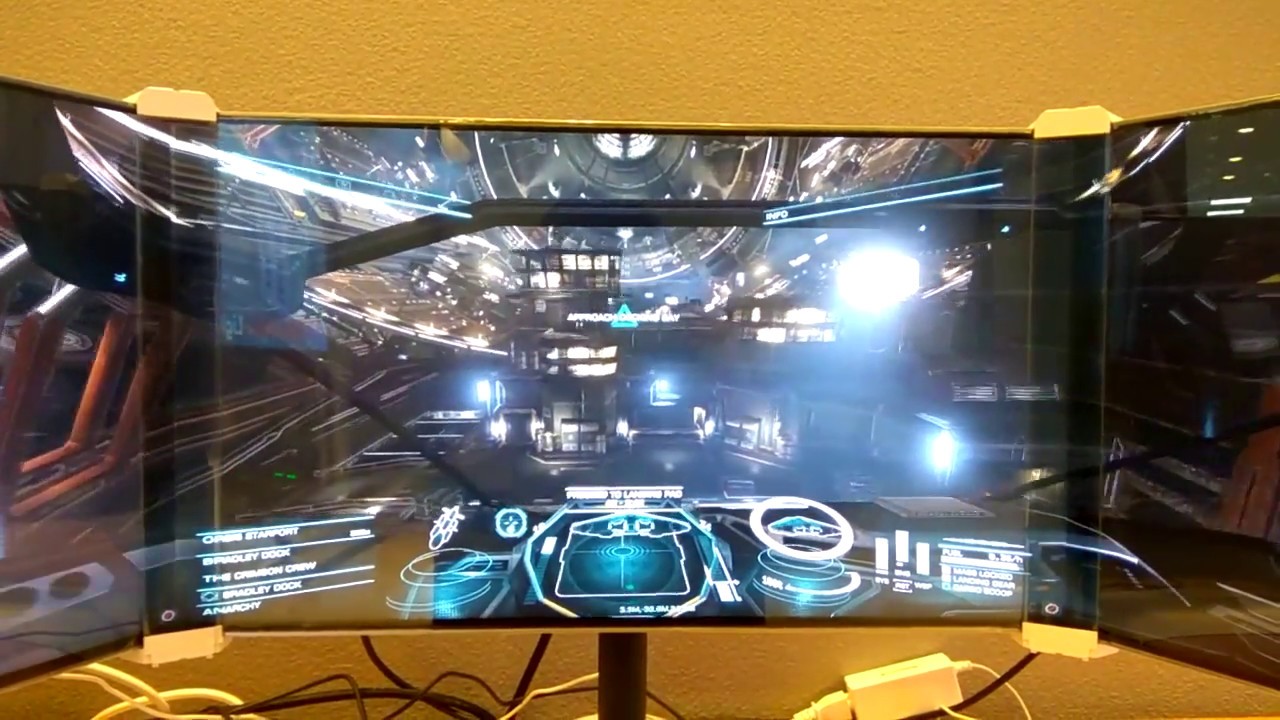 Champ Vision 1x3 Seamless Monitor - You can look closer!! - YouTube