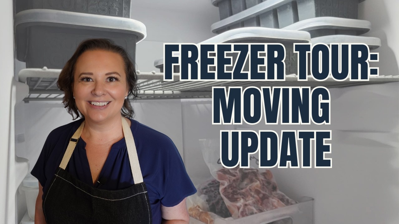 Freezer Tour! What’s Left in My Freezer Before the Big Move? - YouTube