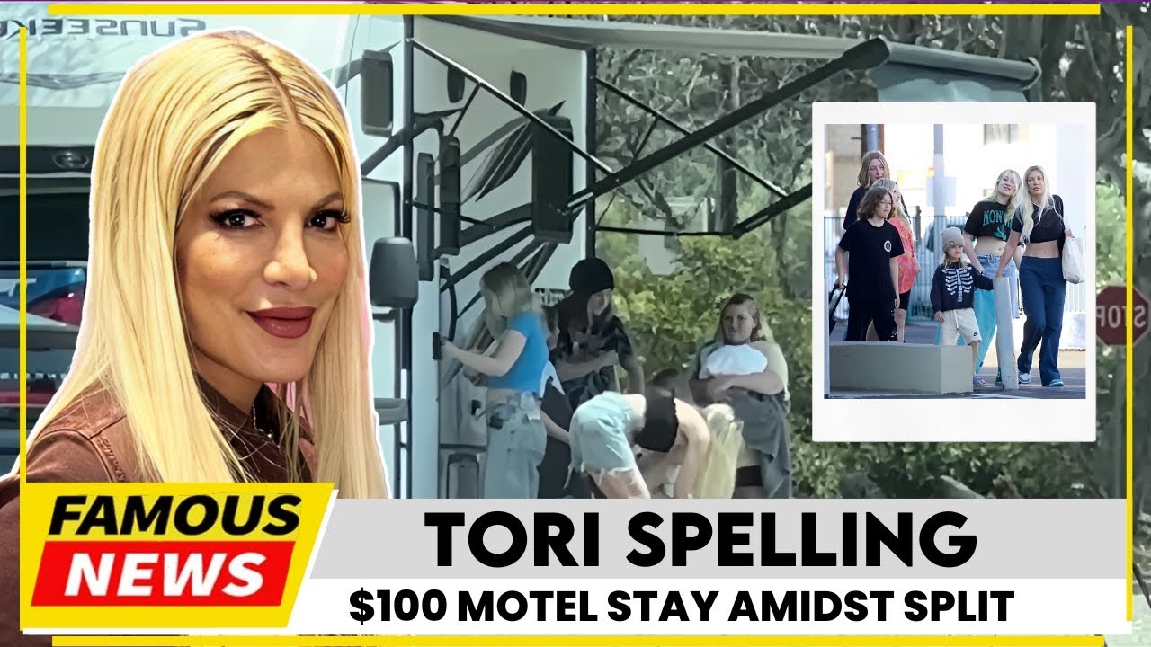 The Shocking Twist: Tori Spelling's Unexpected $100 Motel Stay - YouTube