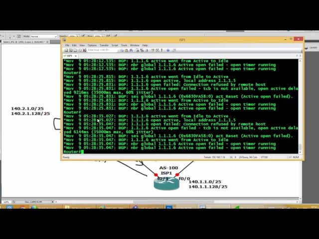 فيديو 63-Routing: BGP Basic Configuration