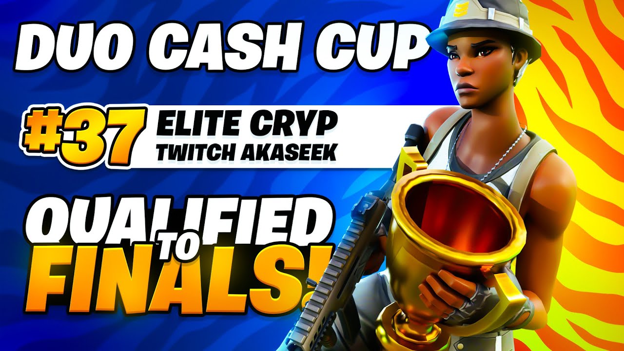 How I QUALIFIED For Duo Cash Cup Finals | Cryp - YouTube
