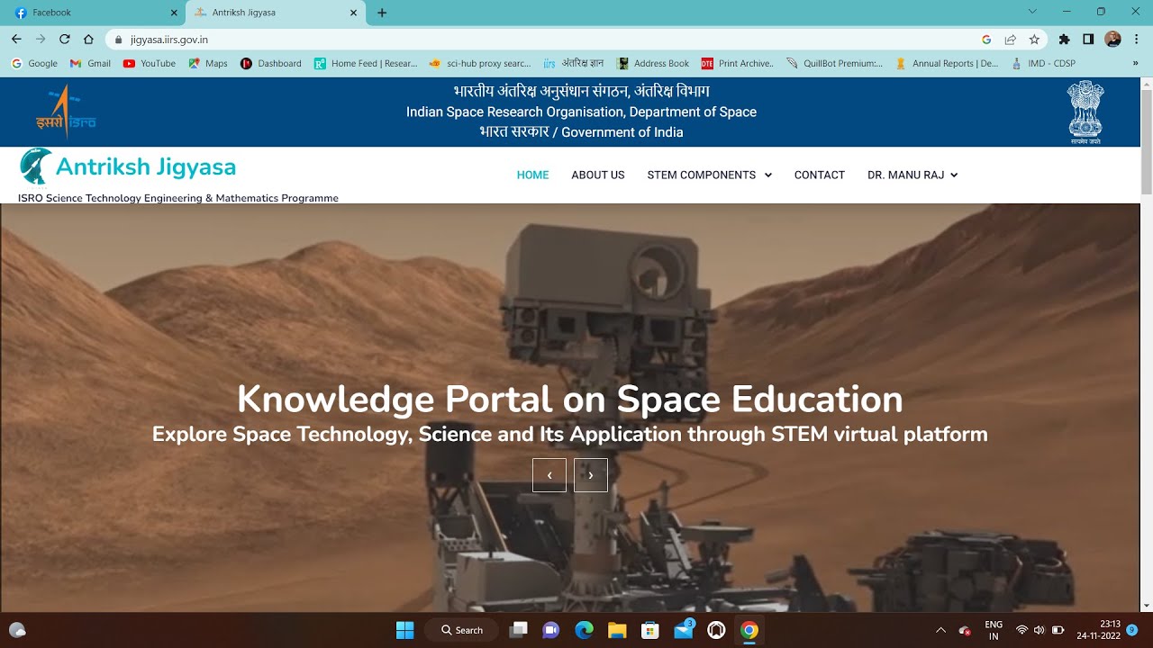 Antriksh Jigyasa: #ISRO courses on Space Education #lnmu #geography # ...