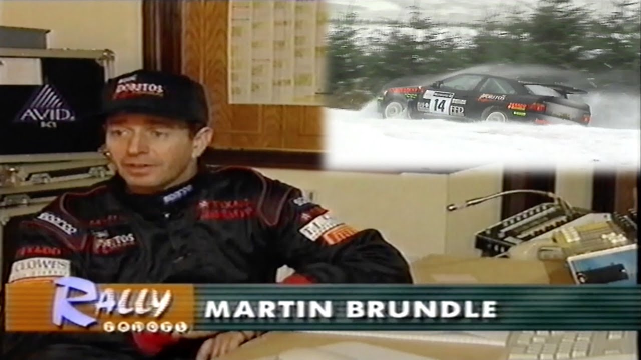 Martin Brundle in 1996 Network Q RAC Rally - YouTube