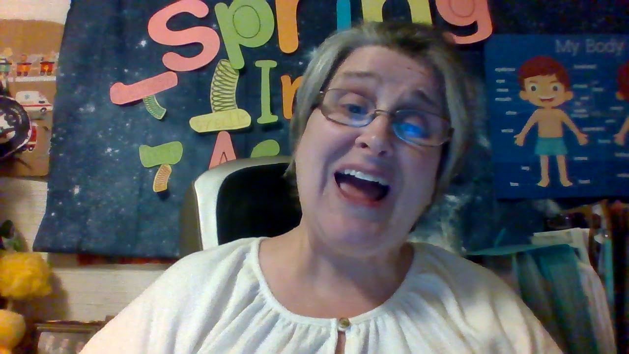 Teacher Carol with VIPKid singing some more songs for her students ...