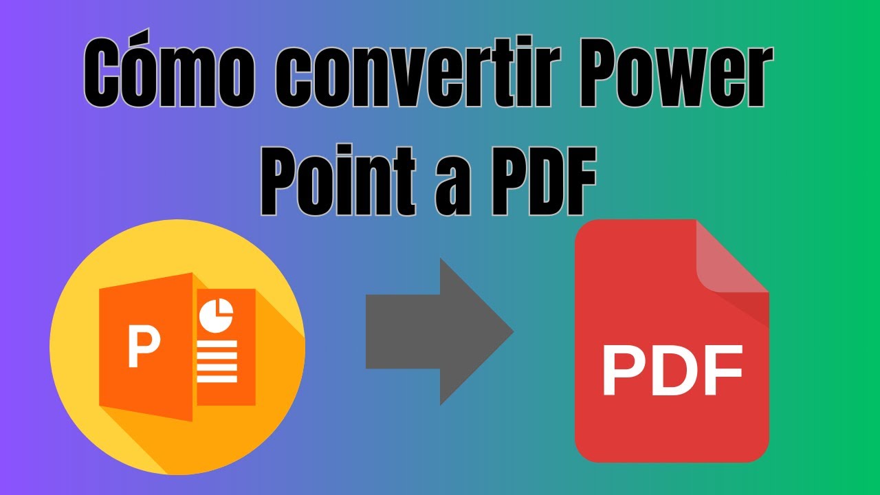 🖼 Como convertir PowerPoint a PDF 🖼| Curso de computación desde cero ...