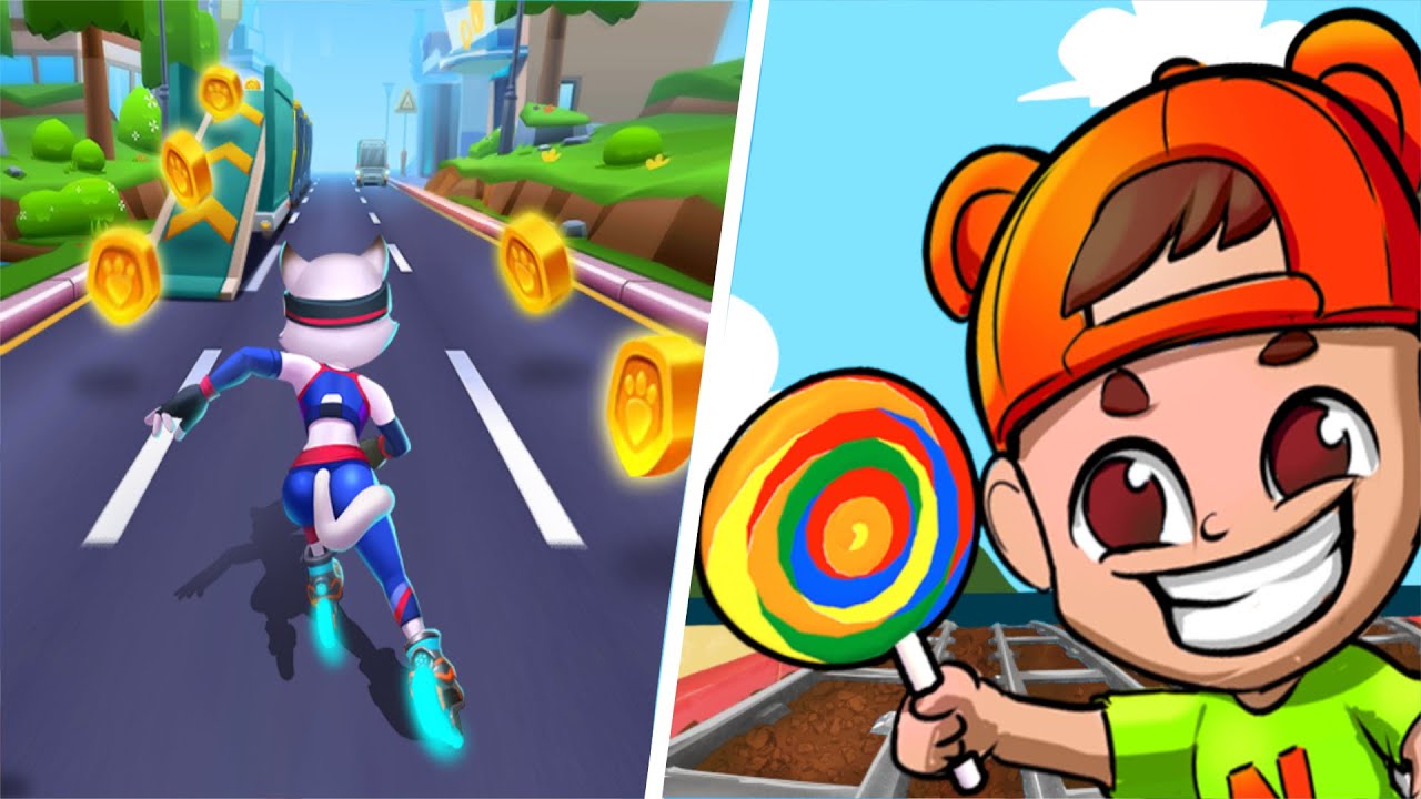 Satisfying Mobile Games ALL LEVELS Viral Tiktok Games Vlad & Niki Run ...