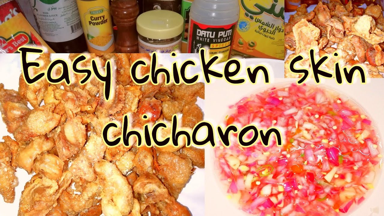 Easy chicken skin chicharon - YouTube