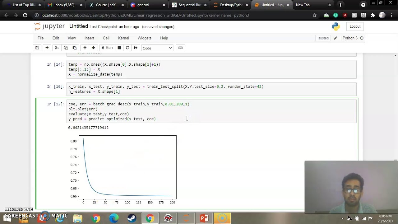 Linear Regression Using Gradient Descent From Scratch In Python Explained In Hinditutorial 10 7669