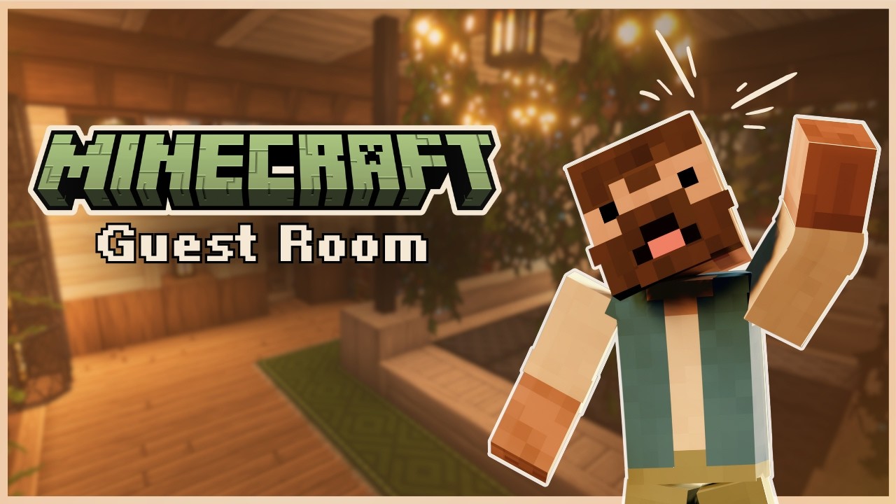I Built the Coziest Guest Room in Minecraft - YouTube
