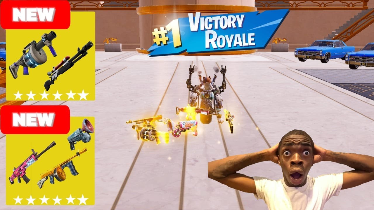 ALL MYTHIC GUNS IN FORTNITE + KIT`S MYTHICS (NEW! Fortnite OG Chapter 2 ...
