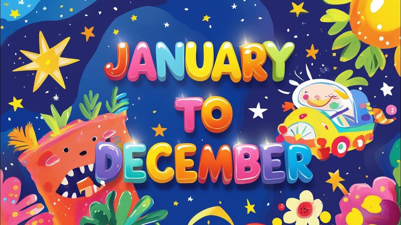 Months of the Year Song | Fun & Easy Poem for Kids | January to ...