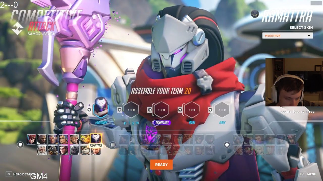 The POWER OF #1 PLAYER ON SIGMA! LHCLOUDY SIGMA GAMEPLAY OVERWATCH 2 ...